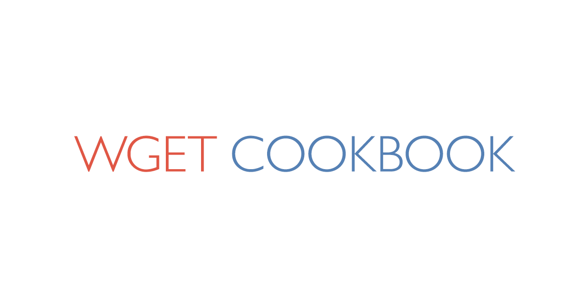 Download Multiple Files (TLDR: Use -i list.txt argument) – Wget Cookbook